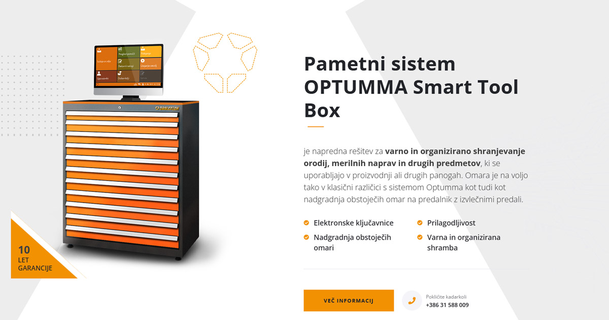 OPTUMMA Smart Tool Box - DROLCTECH - Home of Soluitons